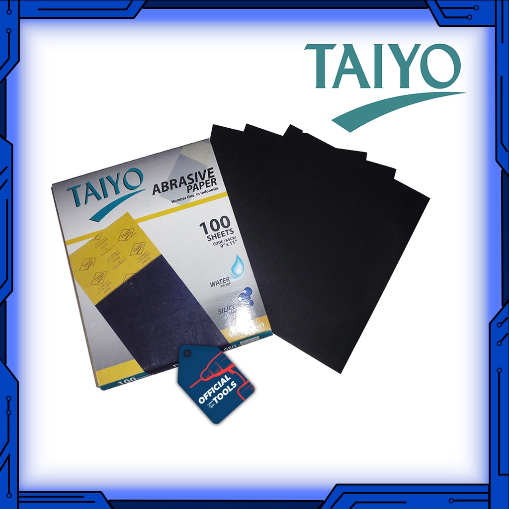 Jual Kertas Amplas Cat Duco TAIYO KSCW-SS Waterproff SandPaper | Shopee ...