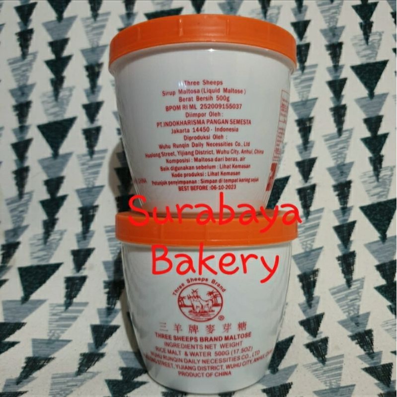 Jual Gula Beko/Syrup Maltosa Three Sheeps Brand Maltose 500gr | Shopee ...