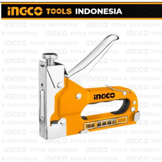 Jual Staple Gun INGCO HSG1405 PRO 3in1 Staples Gun Tacker 3 Way Stapler ...