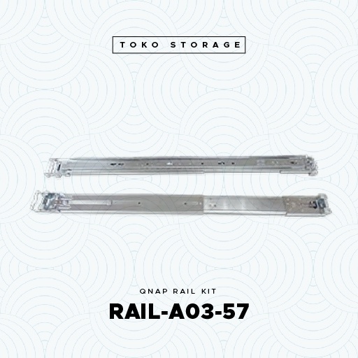 Jual QNAP Rail kit A03-57 RAIL-A03-57 for 2U 3U rackmount models ...