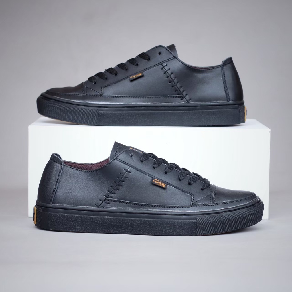 Jual Sepatu Cevany Dante Low Original Kulit Asli Sneakers Pria Casual Kets Ori | Shopee Indonesia