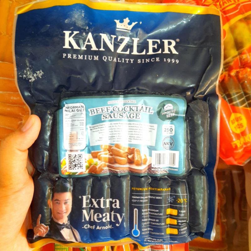 Jual Kanzler Sosis Beef Cocktail Sausage | Shopee Indonesia