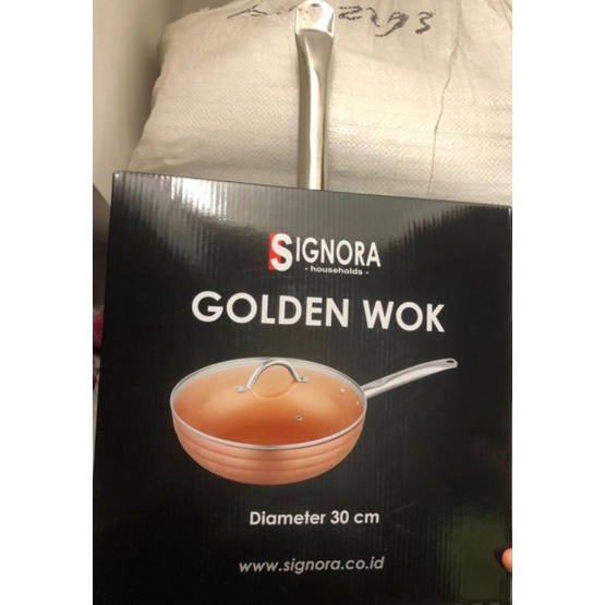 Jual Golden Wok Signora 30cm | Shopee Indonesia