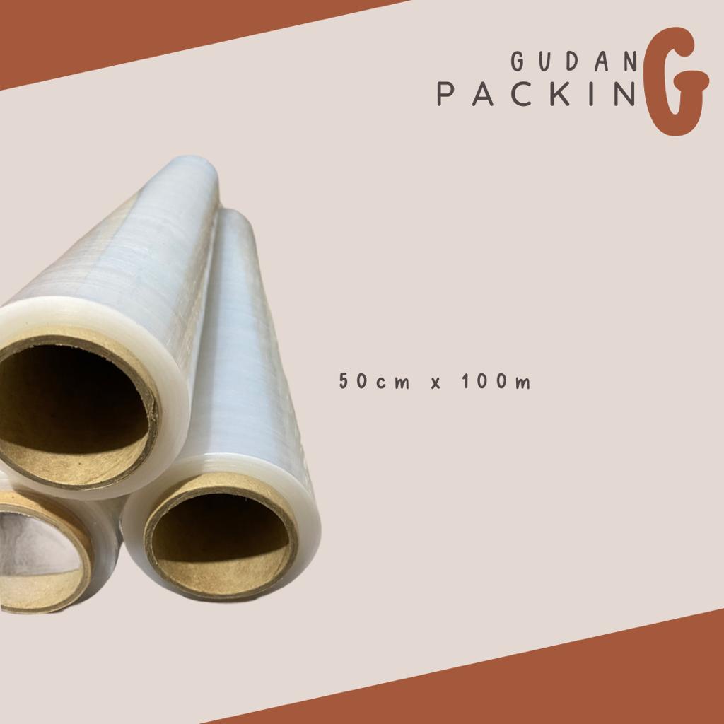 Jual PLASTIK WRAPPING 50cm x 100m Stretch Film| Plastik Wrap | Tahan ...