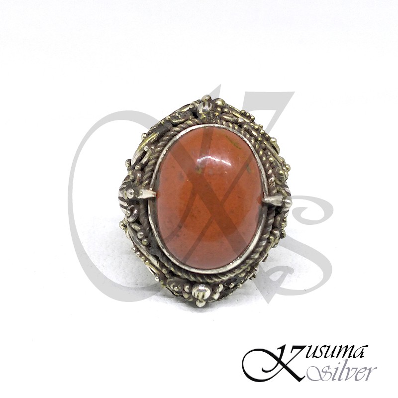 Jual emban ganggabg Cincin Ring Perak Silver Bali Ukir Cakrawaka Gigi ...