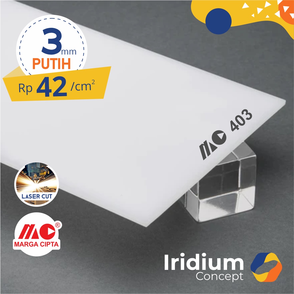 Jual Akrilik Lembaran Putih Susu 3mm / Acrylic Sheet Milk 3 mm Custom Laser | Shopee Indonesia