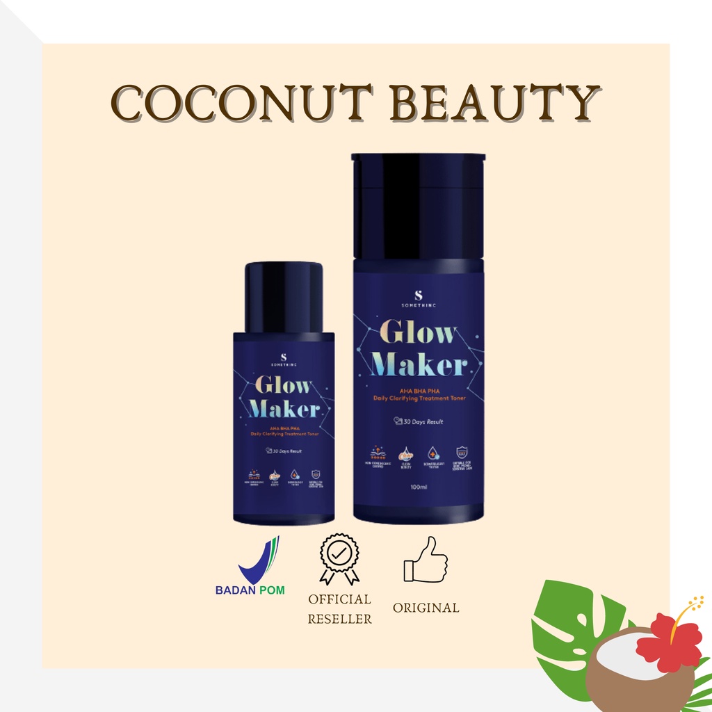Jual SOMETHINC - Glow Maker AHA BHA PHA Clarifying Treatment Toner ...