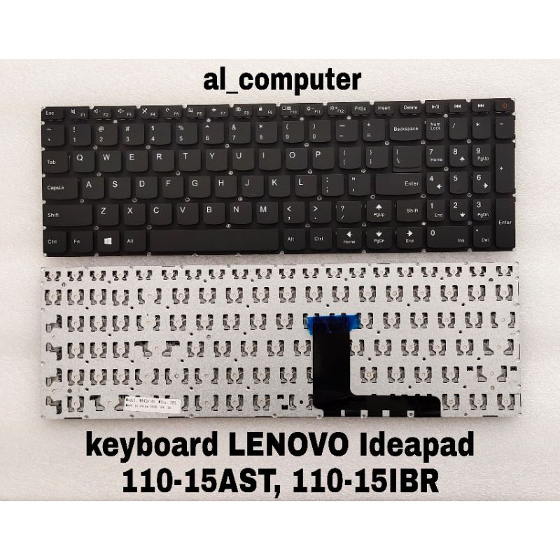 Jual keyboard LENOVO Ideapad 110-15AST, 110-15IBR | Shopee Indonesia