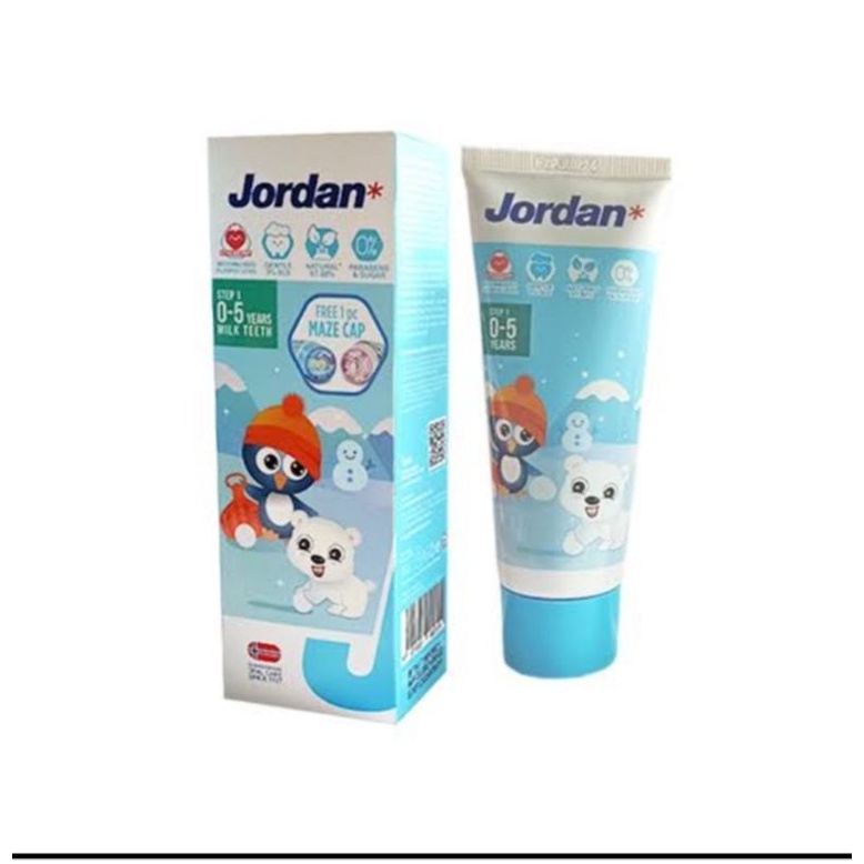 Jual JORDAN KIDS TOOTHPASTE STEP 1 (0-5 YEARS) | Shopee Indonesia