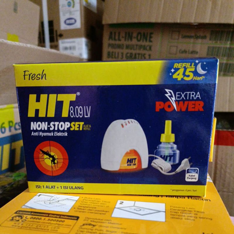 Jual Obat Nyamuk Elektrik HIT Expert Set & Non Stop Elektrik | Shopee Indonesia