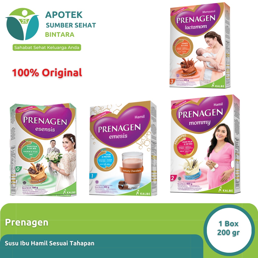 Jual Prenagen Susu ibu Hamil Prenagen Esensis | Prenagen Emesis | Prenagen Mommy | Prenagen ...