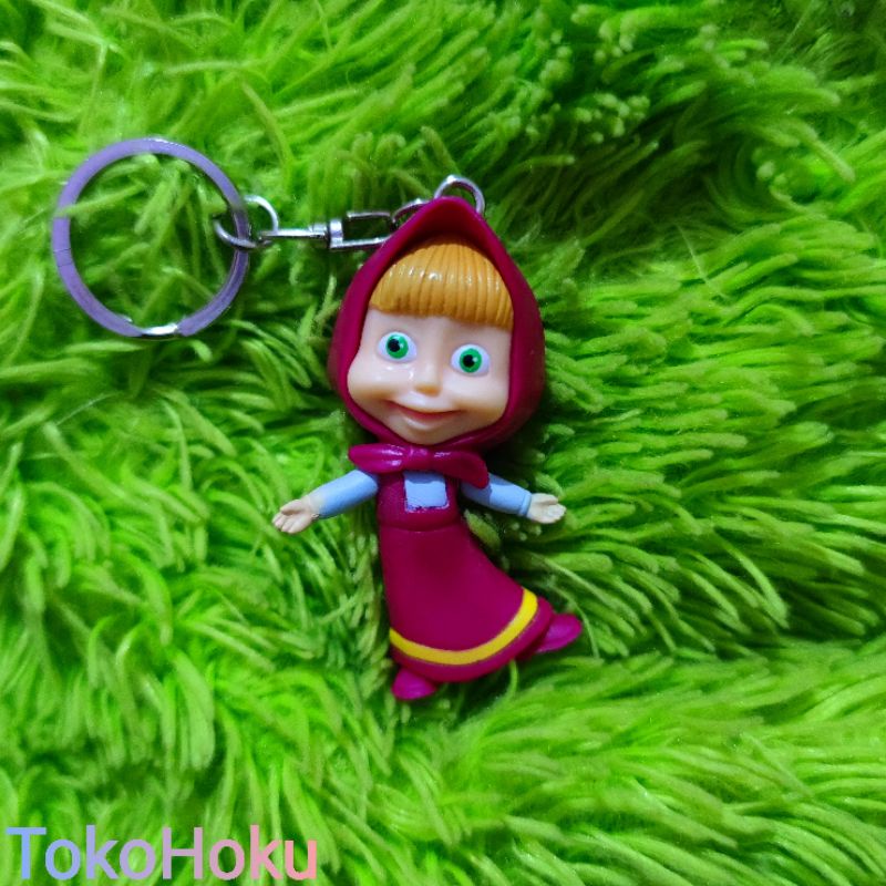 Jual Gantungan Kunci Masha and The Bear Marsha Action Figure Keychain ...