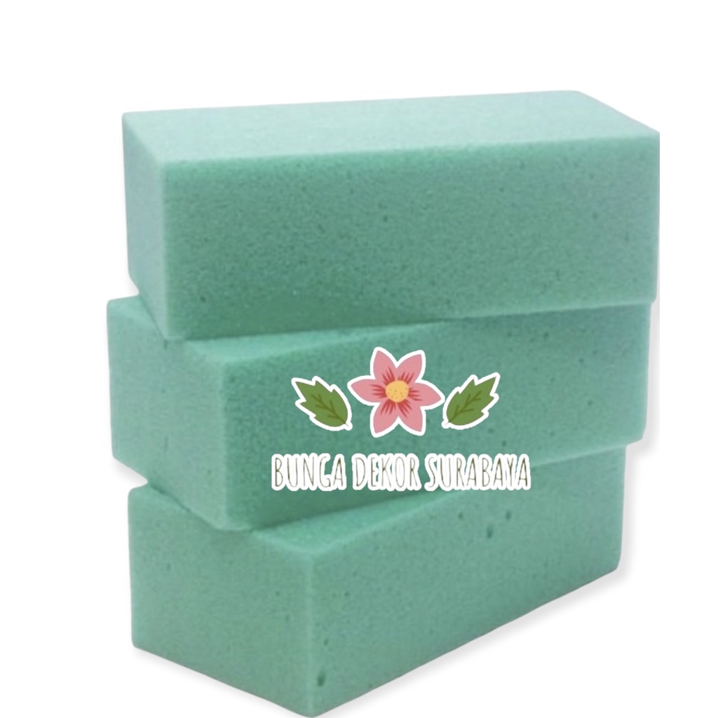 Jual COD Floral Foam Gabus Hijau Bunga BUSA BUNGA TANCAP GABUS TANGKAI ...