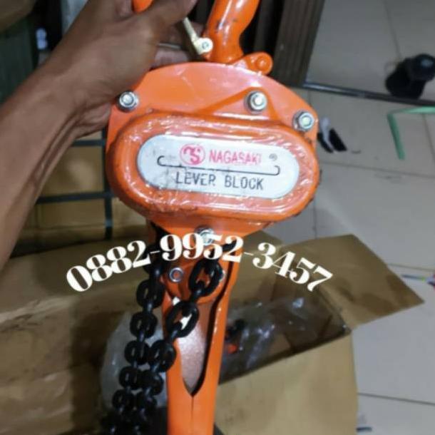Jual Lever Block 3 Ton Nagasaki Type Ratchet Takel Japan | Shopee Indonesia