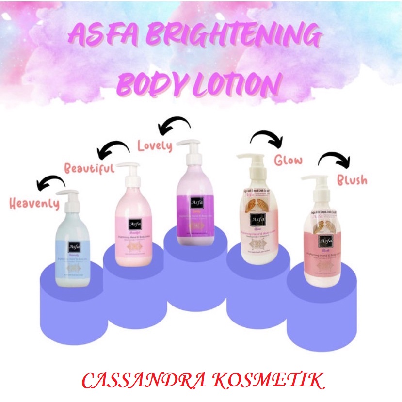 Jual ASFA BRIGHTENING HAND & BODY LOTION ALL VARIANTS 300ML | Shopee ...