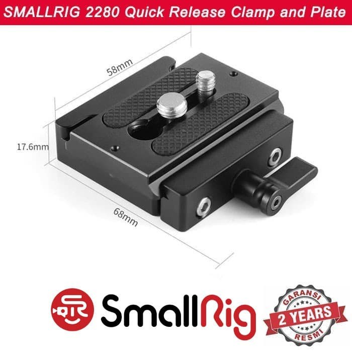 Jual Smallrig Universal Quick Release Clamp&Plate Arca Type Compatible ...