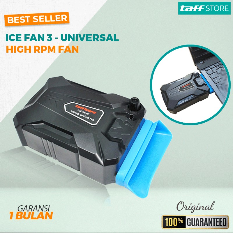 Jual Pendingin Laptop Vacuum Cooler ICE FAN 3 Universal Kipas Coller ...