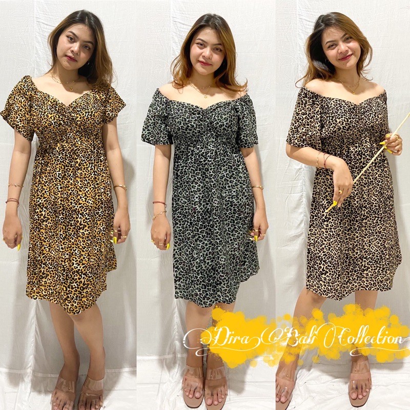 Jual pusat fashion wanita terlaris DASTER ZHARA MOTIF MACAN | Shopee ...