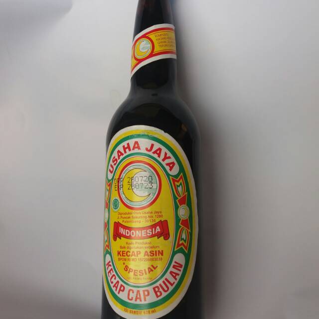 Jual KECAP ASIN 620 ml CAP BULAN KHAS PALEMBANG | Shopee Indonesia