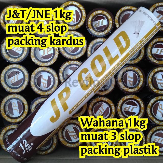 Jual JP GOLD PREMIUM Badminton Shuttlecock Kok Bulutangkis JP PRO ...