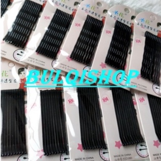 Jual jepit jepitan lidi hitam polos rambut sanggul konde pentul hair ...
