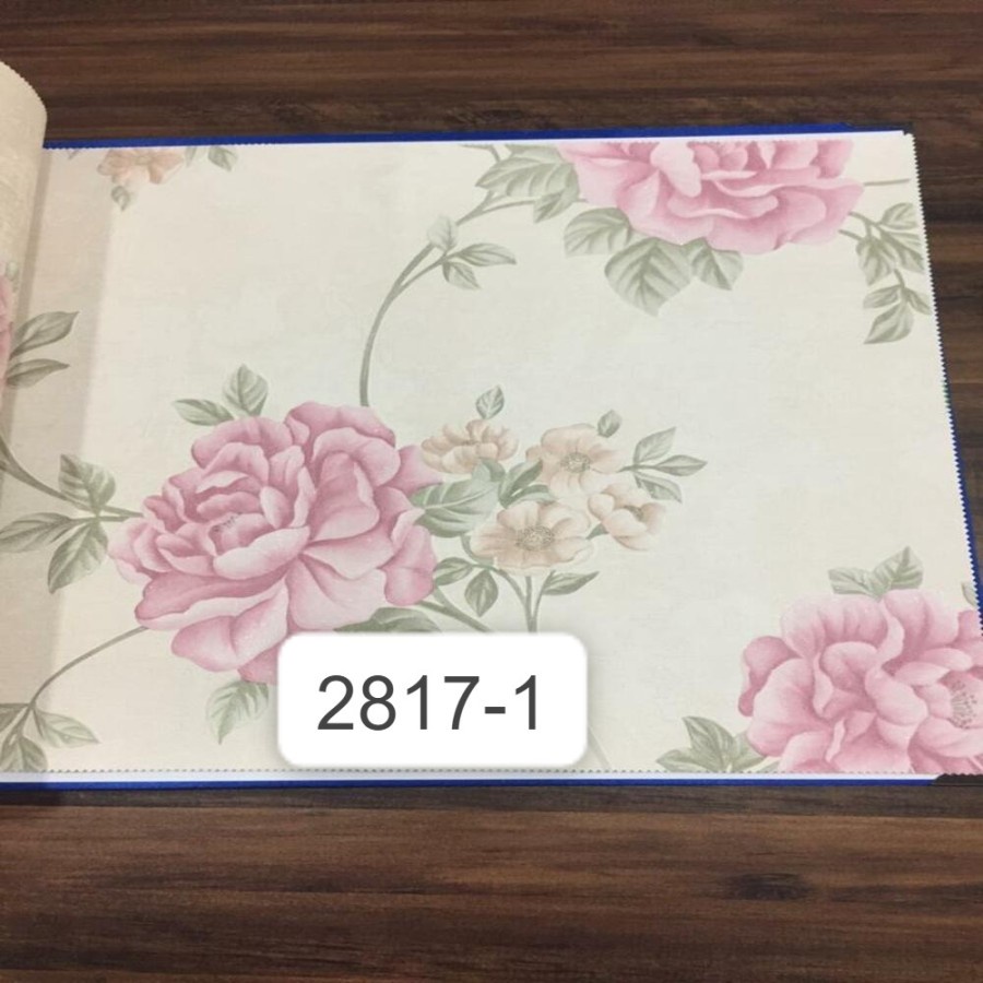 Jual WALLPAPER DINDING MOTIF BUNGA ROSE SOFT MURAH | Shopee Indonesia
