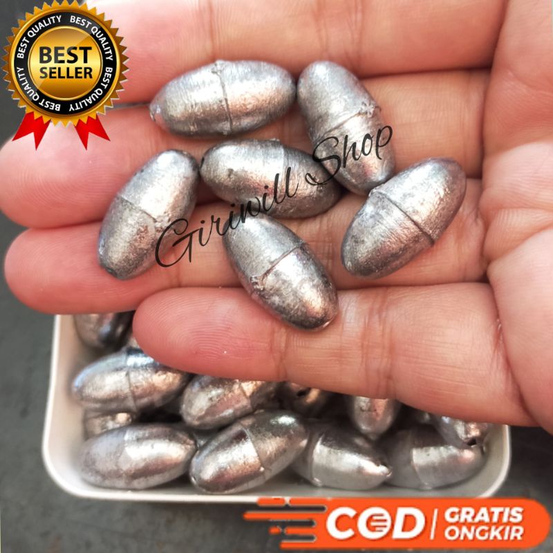Jual Timah 8C timah pemberat untuk mancing 15g | Shopee Indonesia