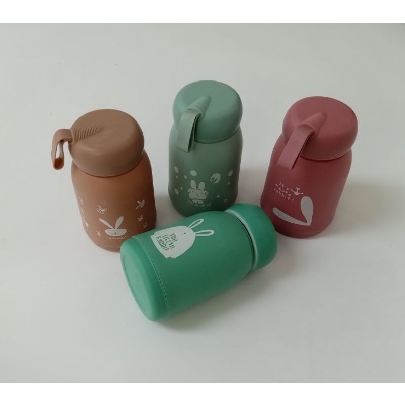 Jual RABBIT GLASS SPROUT CUP - BOTOL MINUM KELINCI- TERMOS KARAKTER ...