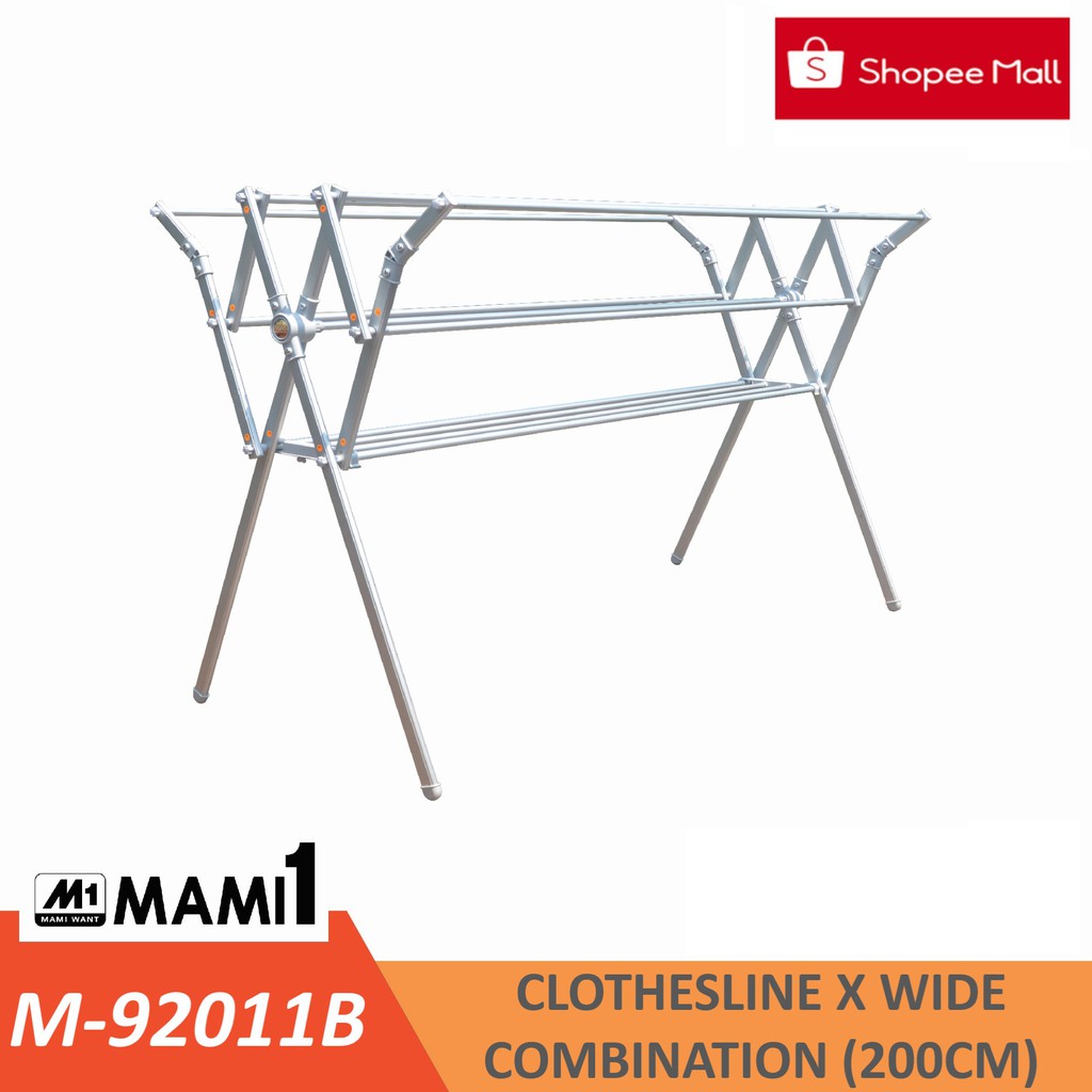Jual MAMI1 M-92011B Clothesline X Wide Combination | Shopee Indonesia