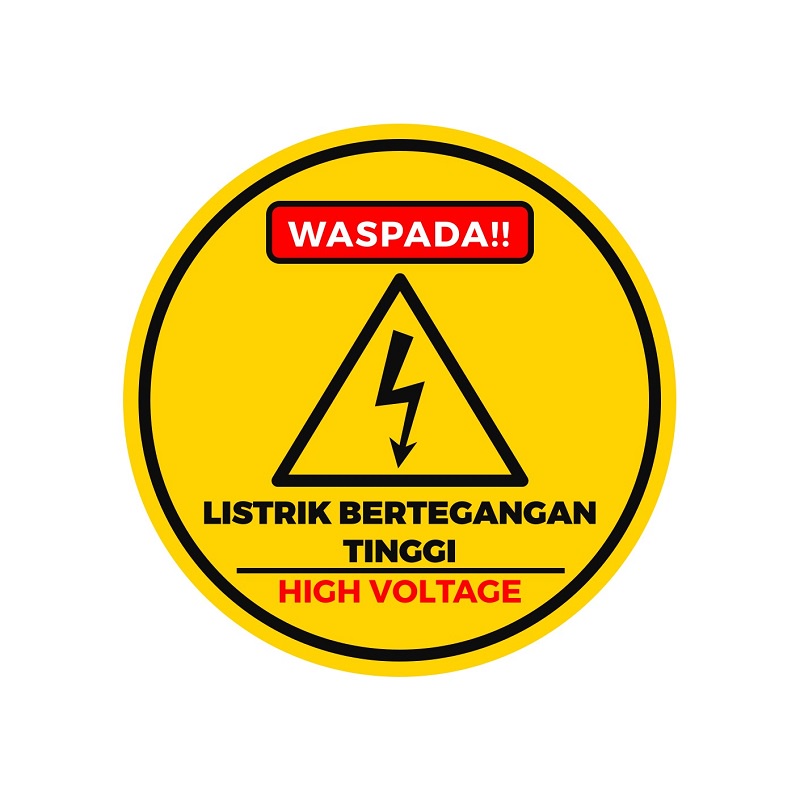 Jual STIKER LISTRIK | STIKER PERINGATAN TEGANGAN LISTRIK | STIKER ...