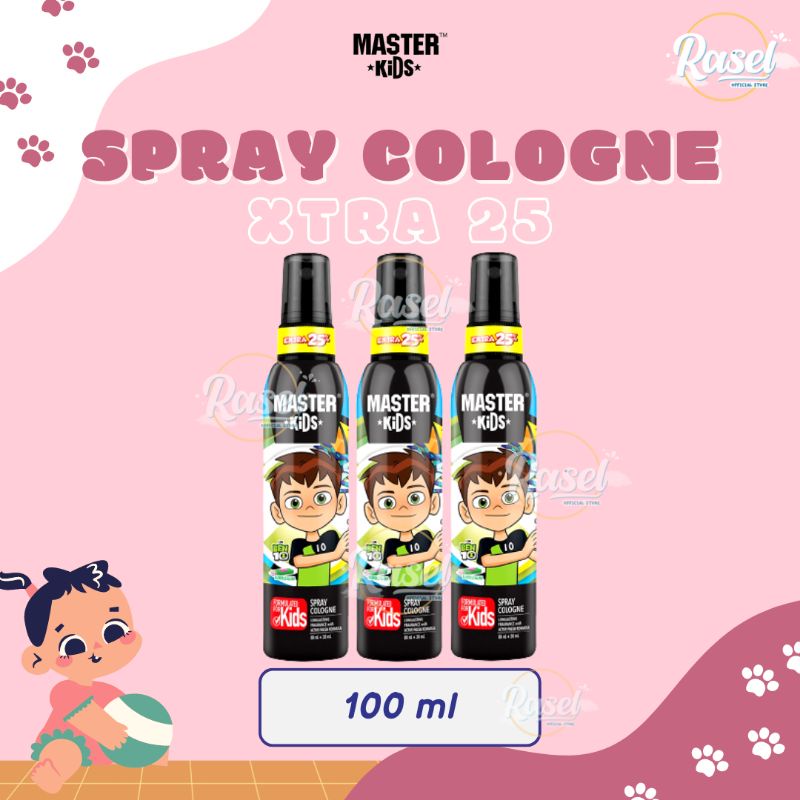 Jual Master Kids Spray Cologne Ben 10 botol 100ml | Shopee Indonesia