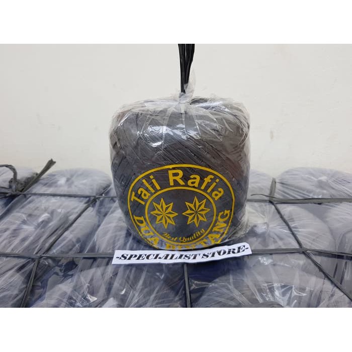 Jual TALI RAFIA HITAM 1 KG | Shopee Indonesia