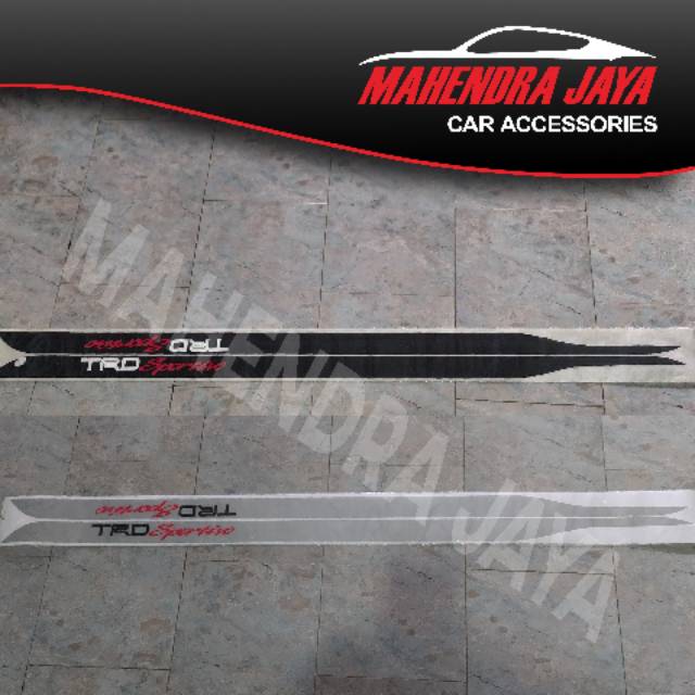 Jual Stiker TRD Sportivo Fortuner Avanza / Sticker Body Samping Avansa ...