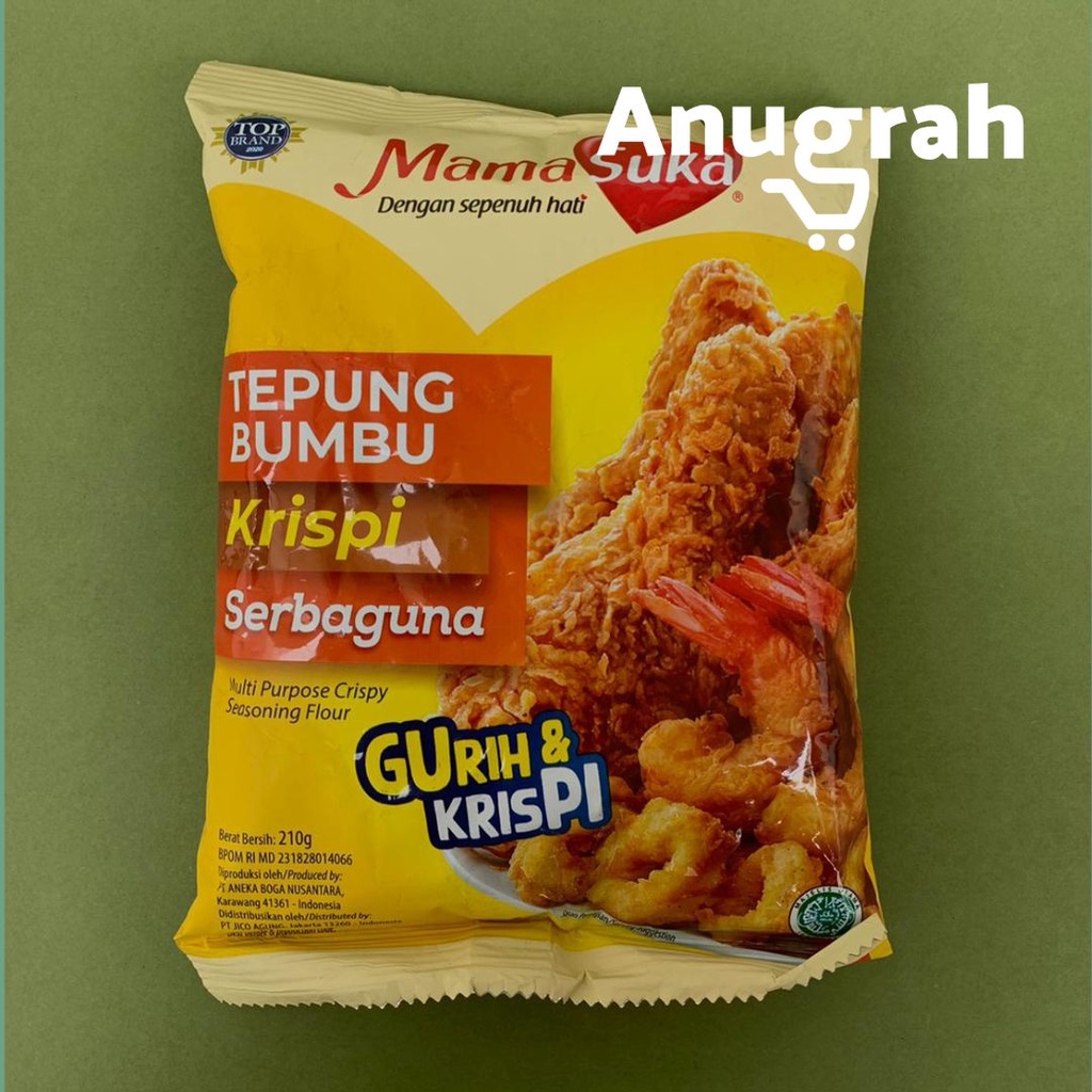 Jual MamaSuka Tepung Bumbu Krispi Serbaguna 210gr | Shopee Indonesia