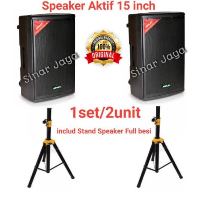 Jual ORIGINAL - SPEAKER AKTIF BLUETOOTH 15 INCH ASHLEY HERO 15A DG63213ES | Shopee Indonesia