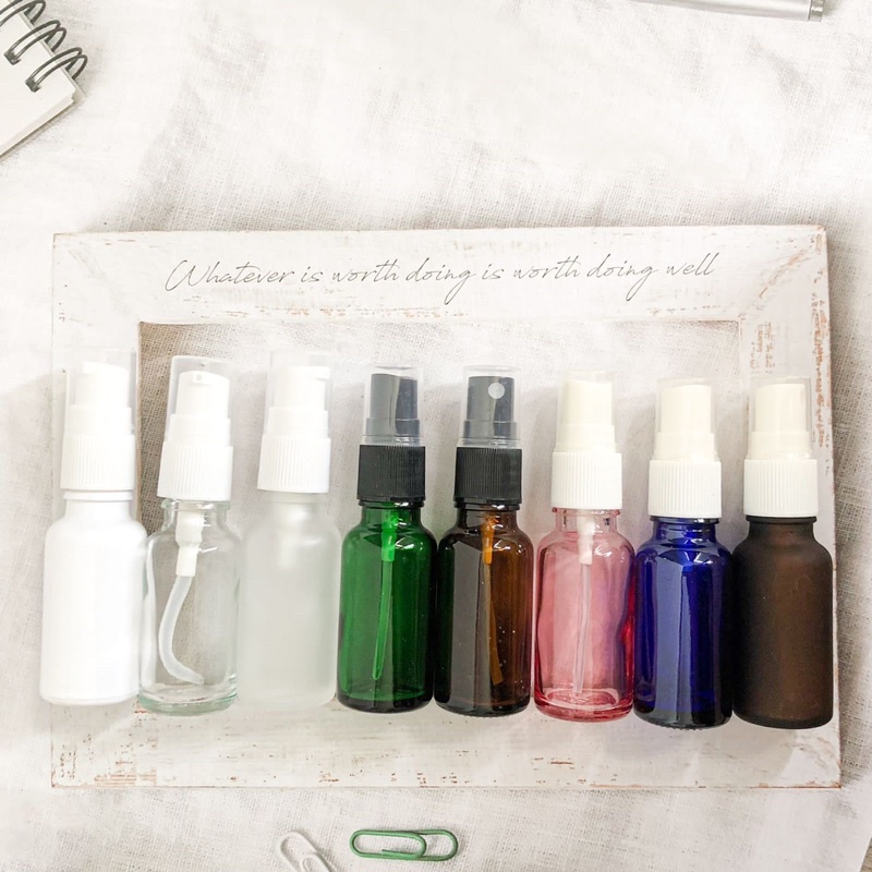 Jual 20ml Botol SPRAY | PUMP kaca tebal - botol serum - kemasan isi ...