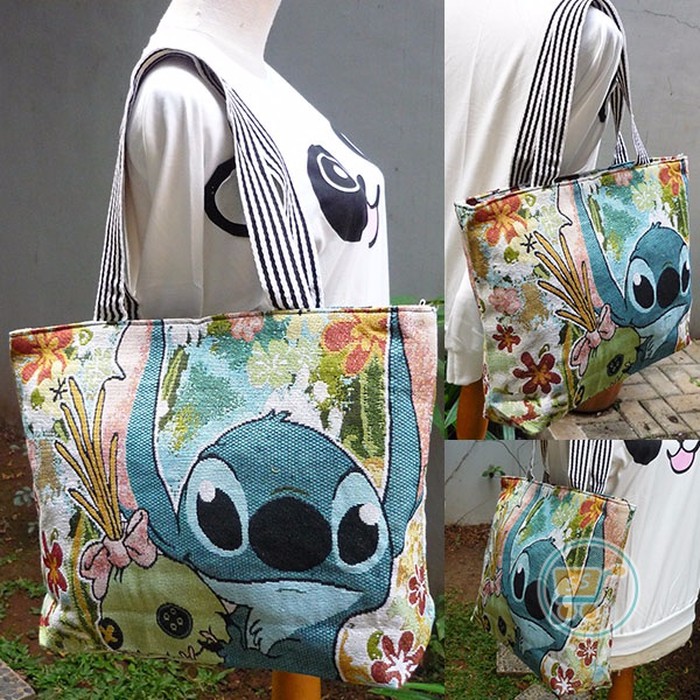 Jual PROMOlSPECIALl TAS STITCH SCRUMP RAJUT STITCH BAG TAS SEKOLAH TAS ...