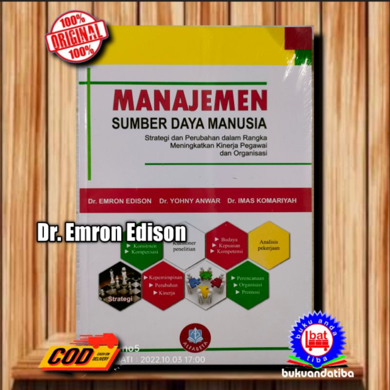 Jual BUKU ORIGINAL - MANAJEMEN SUMBER DAYA MANUSIA - Dr. Emron Edison | Shopee Indonesia