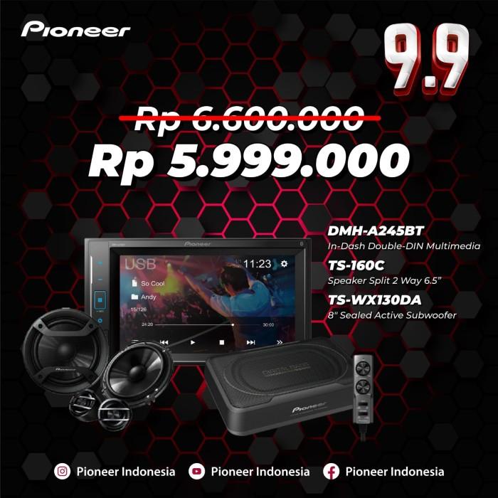 Jual CL569 Paket Pioneer Lengkap Pioneer DMH-A245 BT + TS-160C + TS WX 130 DA 82 | Shopee Indonesia
