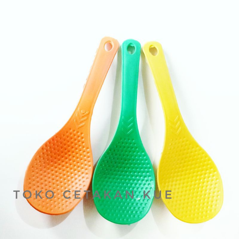 Jual Centong Nasi - Sendok Nasi Oren Sendok Nasi Hijau Sendok Nasi ...