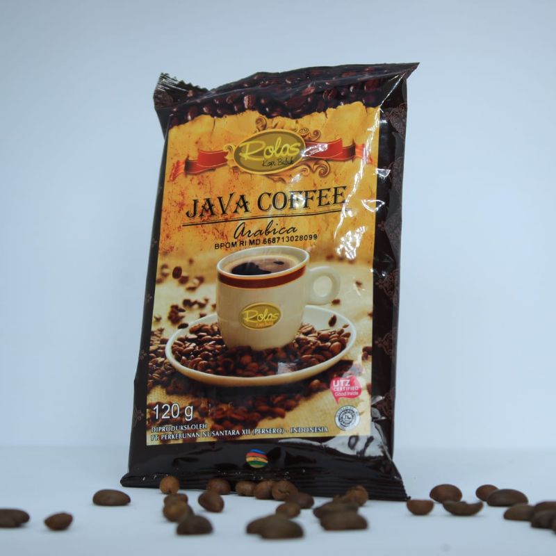 Jual Kopi Arabika Original PTPN 12 120 gr, Java Coffee Arabica | Shopee ...