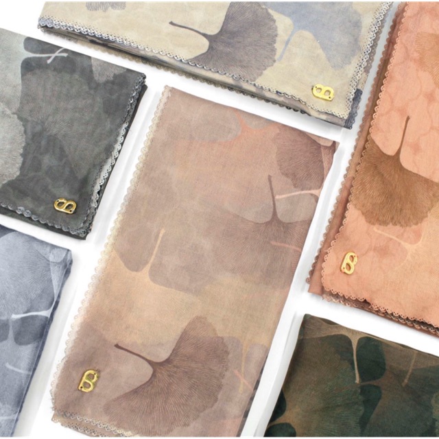 Jual New Color Buttonscarves Ginkgo Series | Shopee Indonesia