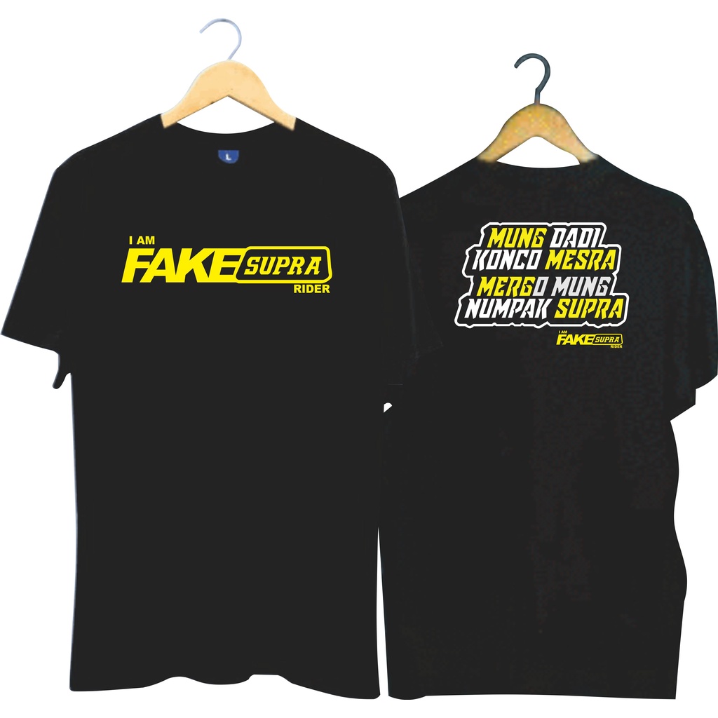 Jual KAOS DISTRO FAKE SUPRA KOMUNITAS MOTOR TERLARIS / ATASAN KEREN ...