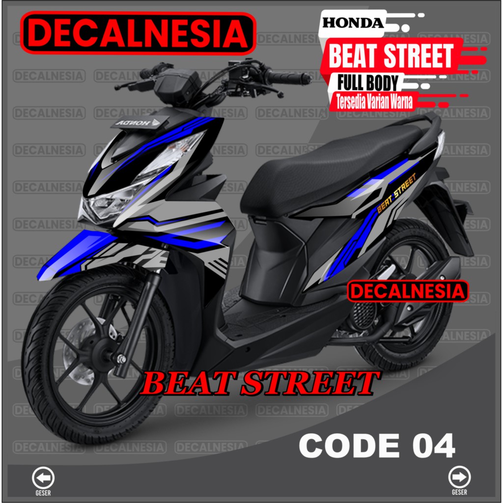 Jual Decal Beat Street New 2021 2022 2023 Full Body Stiker 2020 Racing ...