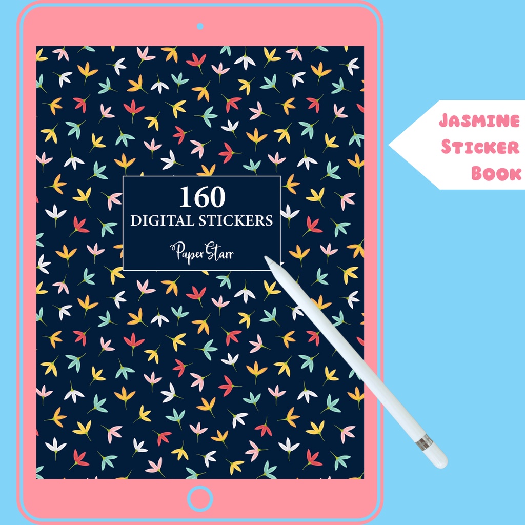 Jual Sticker Book Digital Aesthetic Colorful --- Jasmine Sticker Book ...