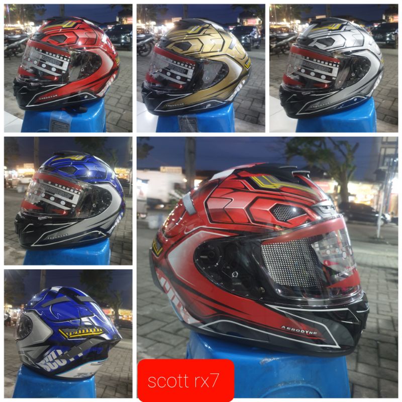 Jual HELM SCOTT RX-7 | Shopee Indonesia