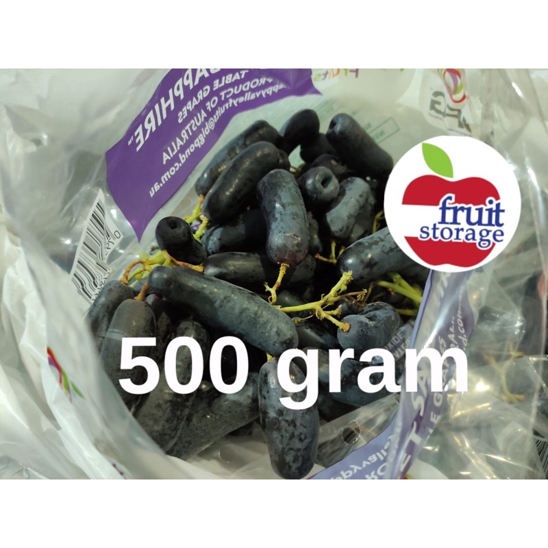 Jual Anggur Moondrop Sweet Sapphire Seedless tanpa biji buah import ...