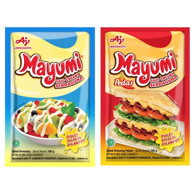 Jual Mayumi Tube Mayonnaise Original 100gr/Mayumi Saus Mayo Pedas ...