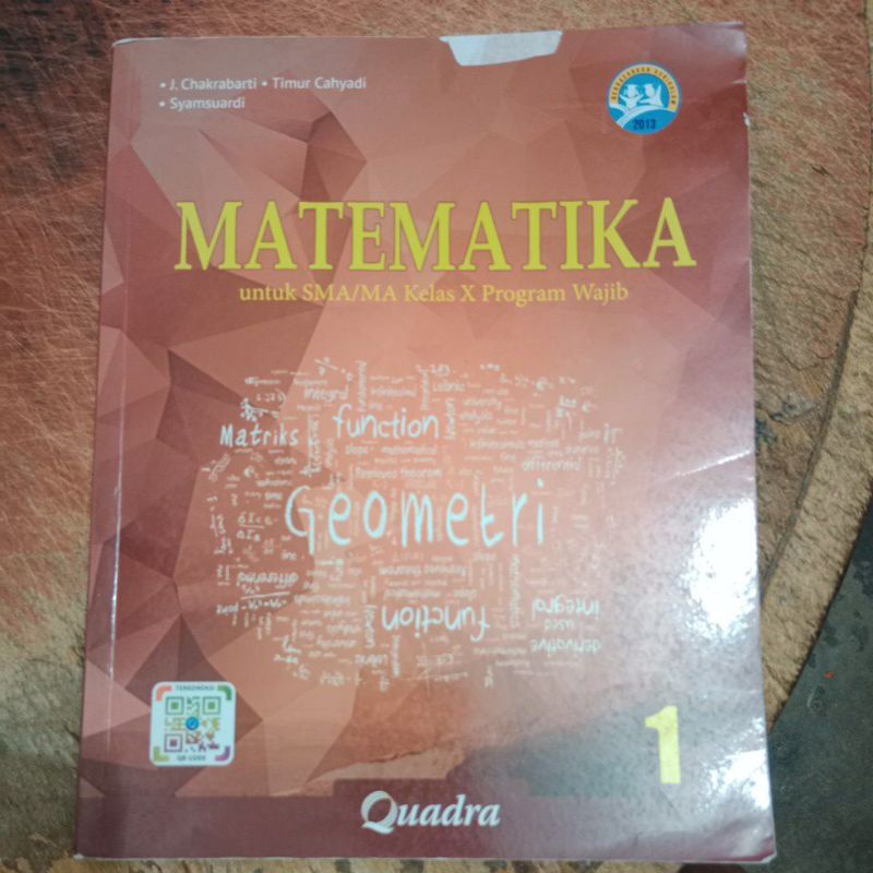 Jual buka buku matematika SMA kelas 1-10 penerbit quadra program wajib | Shopee Indonesia