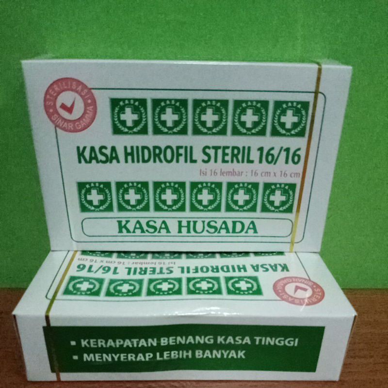 Jual Kasa Hidrofil Steril Husada 16 Lembar | Shopee Indonesia